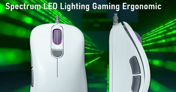(Mouse) EGA Type M2 White Spectrum LED Lighting Gaming Ergonomic