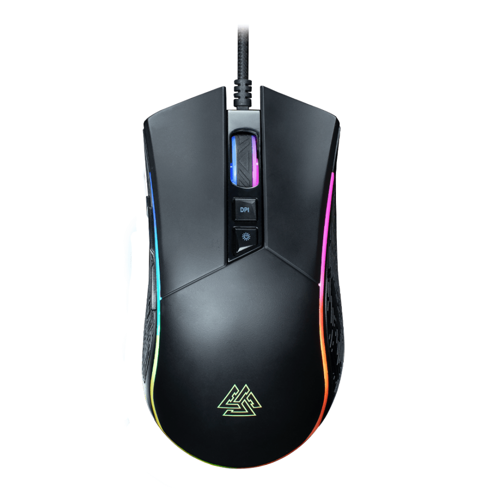 (Mouse) EGA Type M6 Black Gaming Ergonomic design for all type grip
