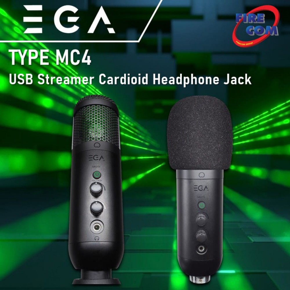 (MICROPHONE) EGA TYPE MC4 USB Streamer Cardioid Headphone Jack