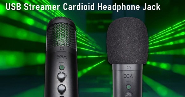 (MICROPHONE) EGA TYPE MC4 USB Streamer Cardioid Headphone Jack