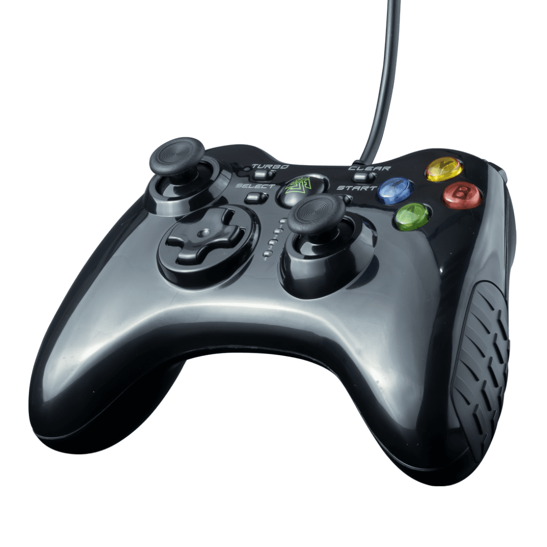 (JOYCONTROLLER) EGA Type J1 Black USB Wired Controller Dual-Vibration ...