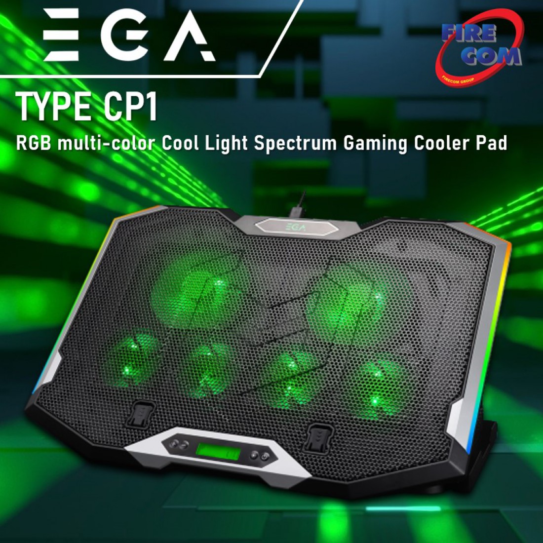 (CoolingPad) EGA TYPE CP1 RGB multi-color Cool Light Spectrum Gaming ...