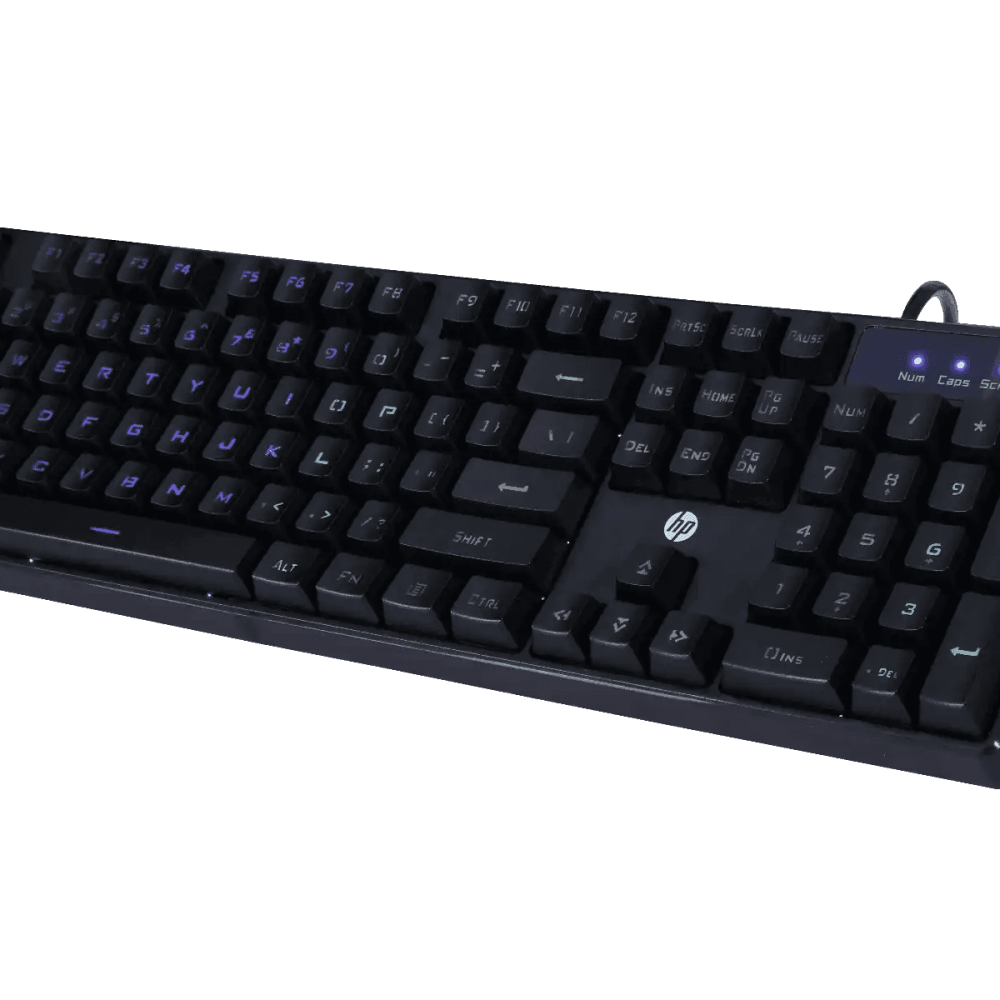 (KEYBOARD) HP K300 Black LED Lighting Gaming