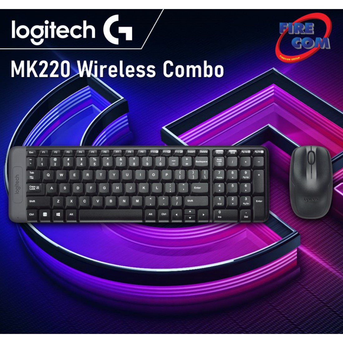 (KEYBOARD&MOUSE)Logitech MK220 Wireless Combo