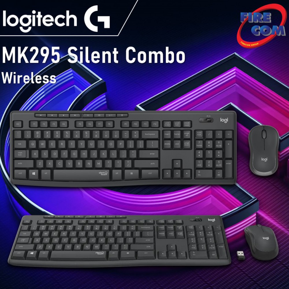 (KEYBOARD&MOUSE)Logitech MK295 Silent Combo Wireless