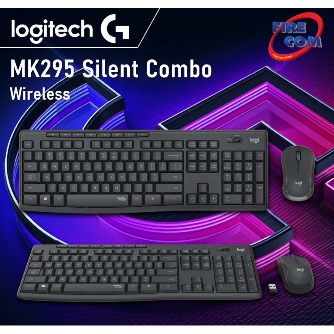 (KEYBOARD&MOUSE)Logitech MK295 Silent Combo Wireless