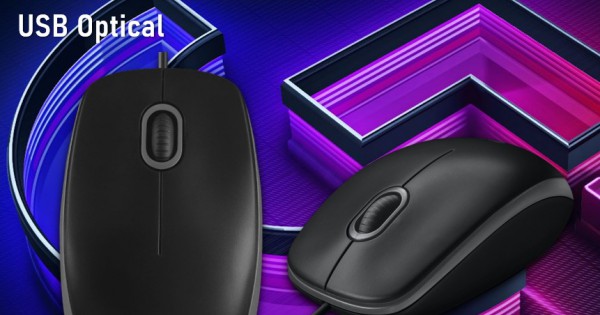 (Mouse)Logitech B100 Black USB Optical