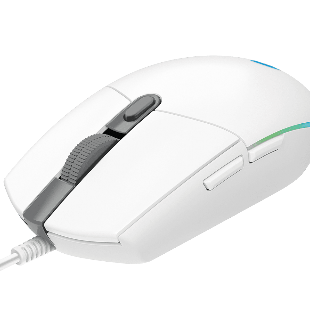 (Mouse)Logitech G102 White Lightsync RGB 6 Button Gaming