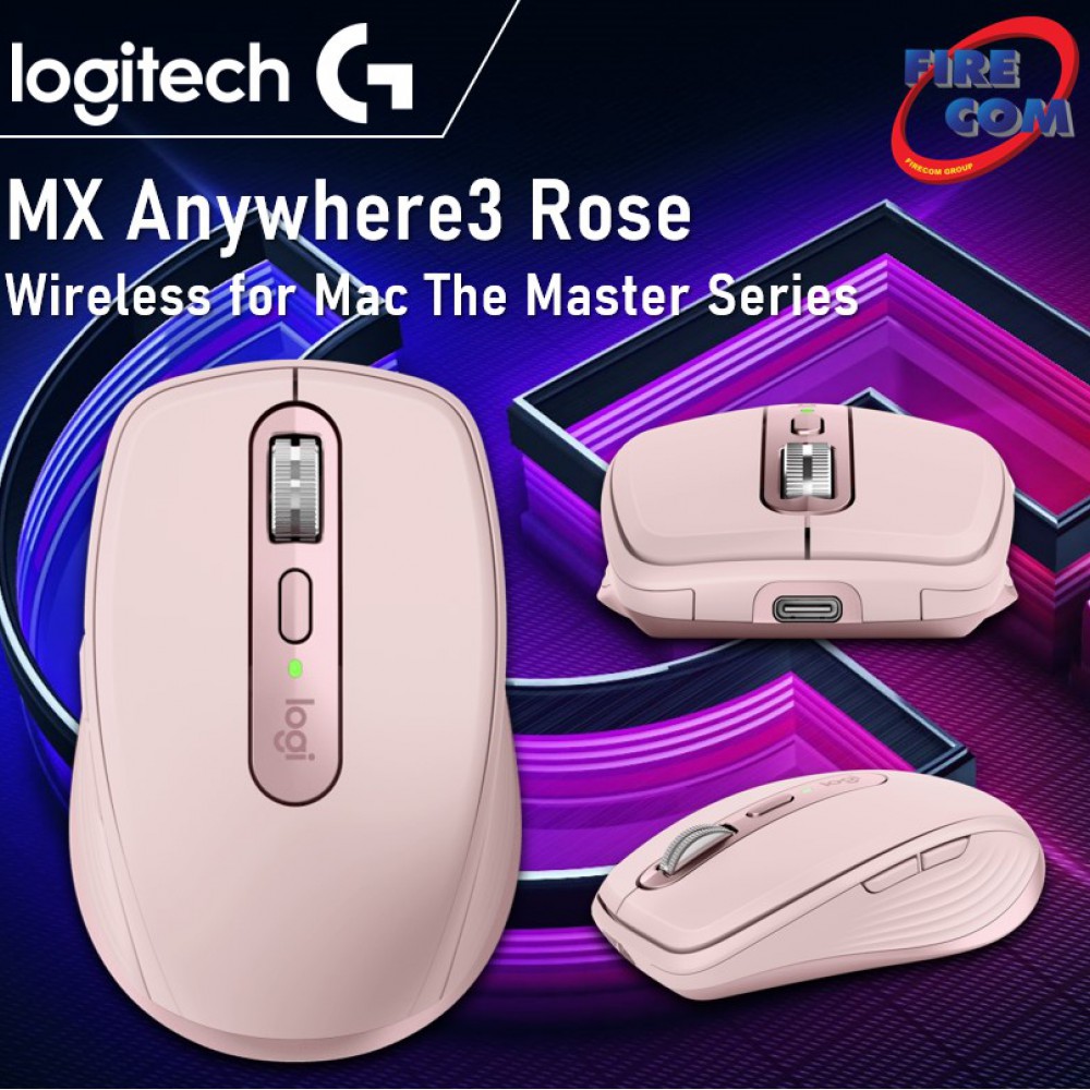(Mouse)Logitech MX Anywhere3 Rose Wireless for Mac The Master Series