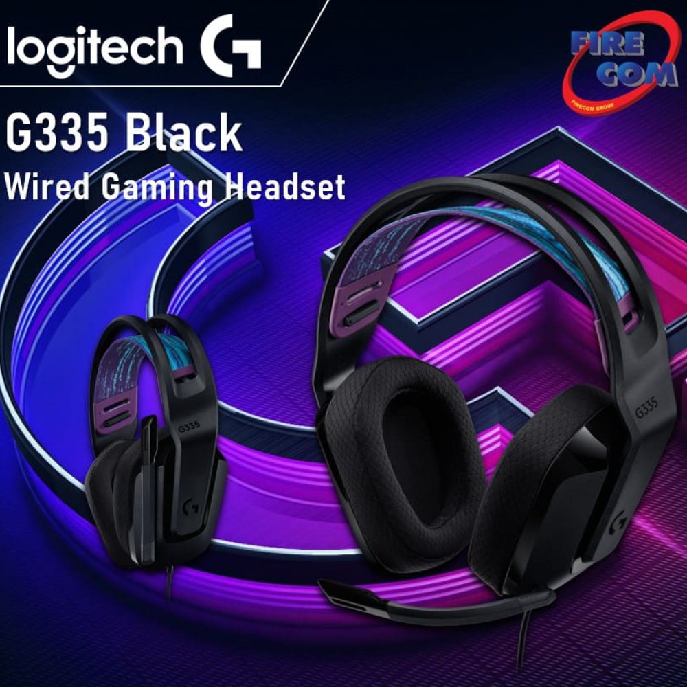 (HEADSET)Logitech G335 Black Wired Gaming Headset