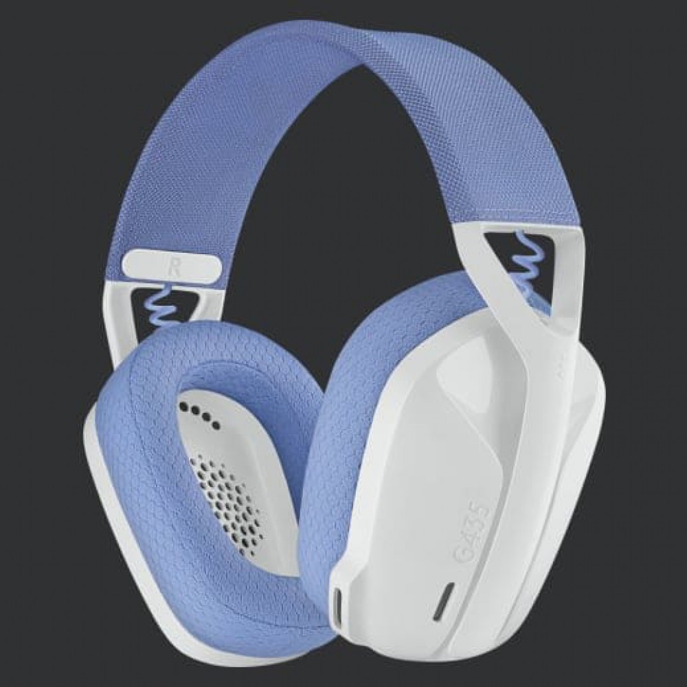 (HEADSET)Logitech G435 White Bluetooth Lightspeed Wireless Gaming Headset
