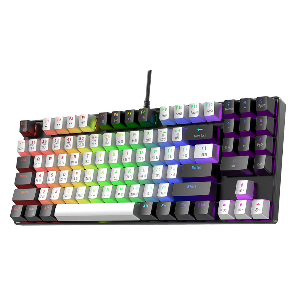 Onikuma Haru Gaming Mini RGB Blue Switches (Black-White) สามารถออก ...