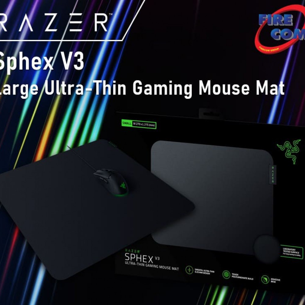 (MOUSEPAD)Razer Sphex V3 Large Ultra-Thin Gaming Mouse Mat