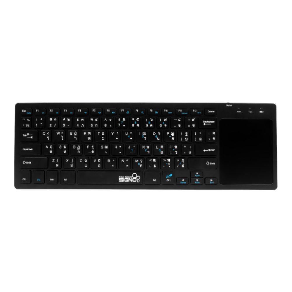 (KEYBOARD) Signo KB-721 Touchpad 2.4G Wireless Nano Receiver Pro-Series