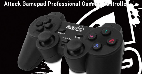 (JOYCONTROLLER)Signo GP-801 Attack Gamepad Professional Gaming Controller