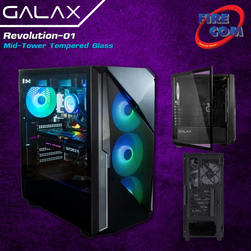 (CASE) Galax Revolution-01 Black RGB Mid-Tower