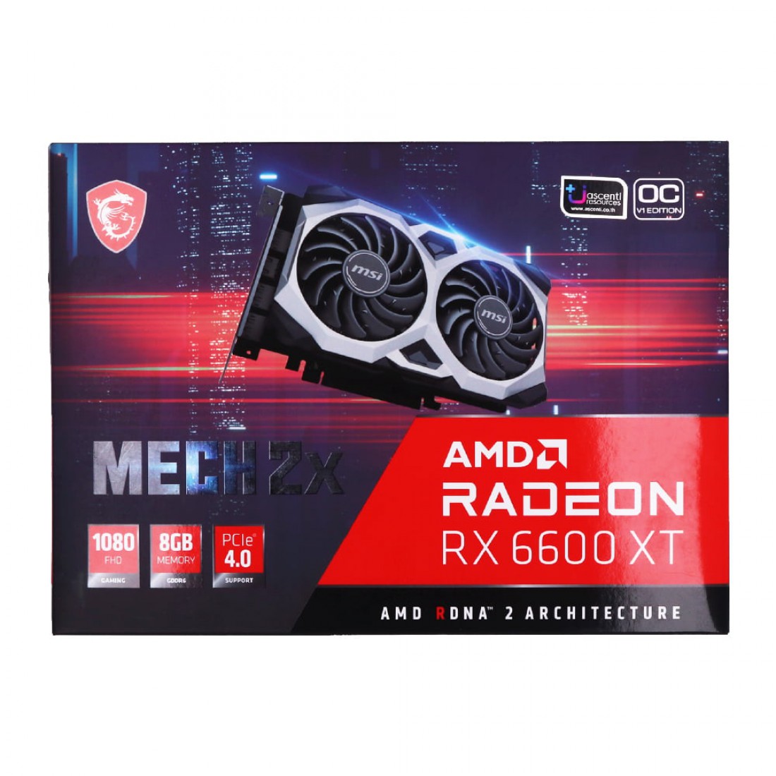VGA MSI Radeon RX 6600 XT 8Gb GDDR6 MECH 2X OC V1 Edition (Radeon RX ...