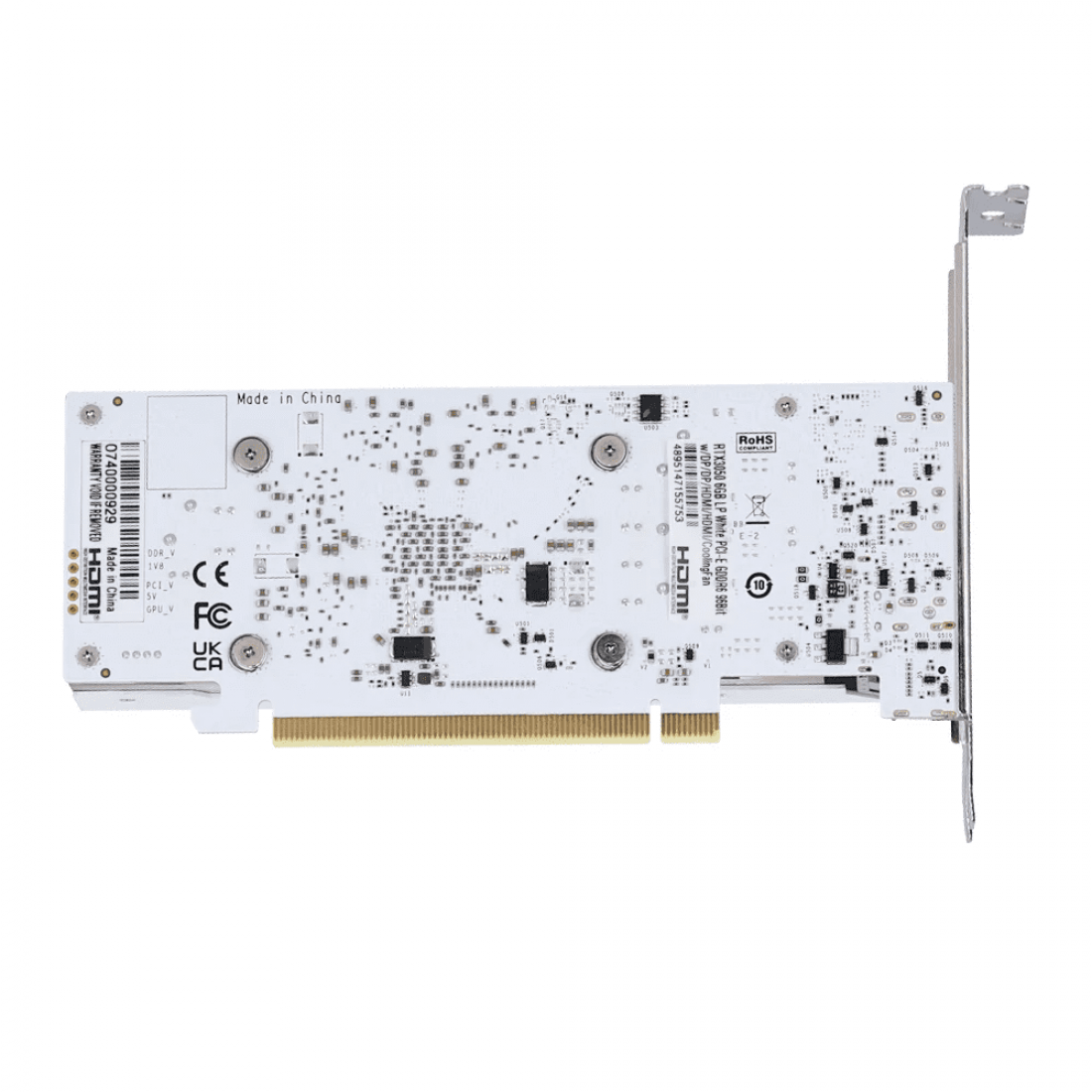 VGA GALAX RTX 3050 6Gb LP White GDDR6 96Bit 1-Click OC (RTX3050 6GB LP ...