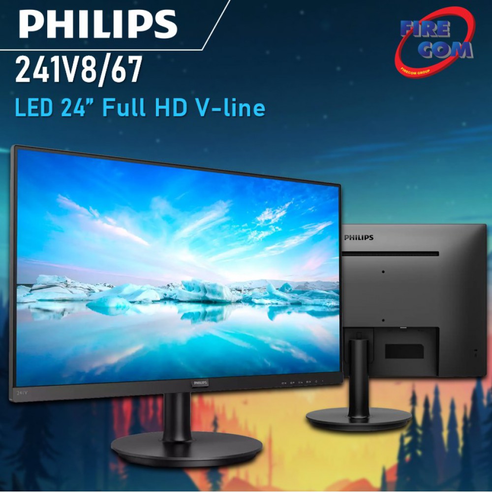 (Monitor)Philips 241V8/67 LED 24” Full HD V-line