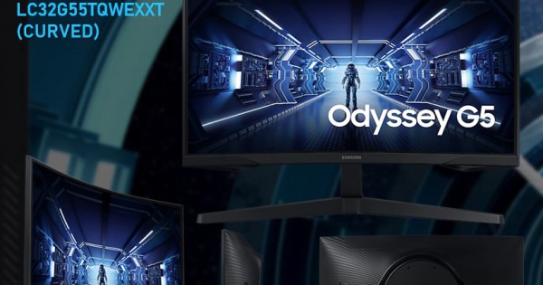 Monitor Samsung G5 LC32G55TQWEXXT LED 32" WQHD Curved Gaming 144Hz/2K/ 1ms.