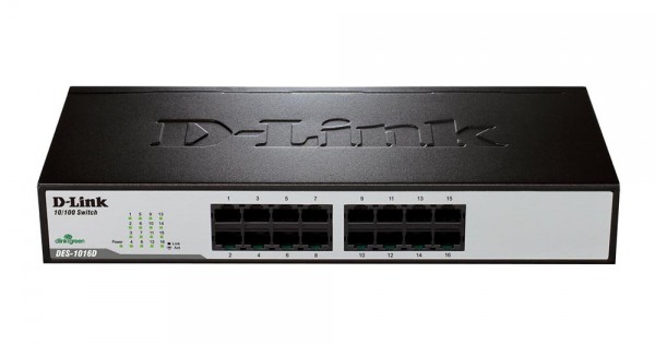 SWITCH HUB D-Link 16 Port DES-1016D 10/101