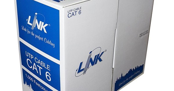 LAN CABLE LINK UTP CAT6 Outdoor Double Jacket (US-9106OUT) (กล่อง 305 ...