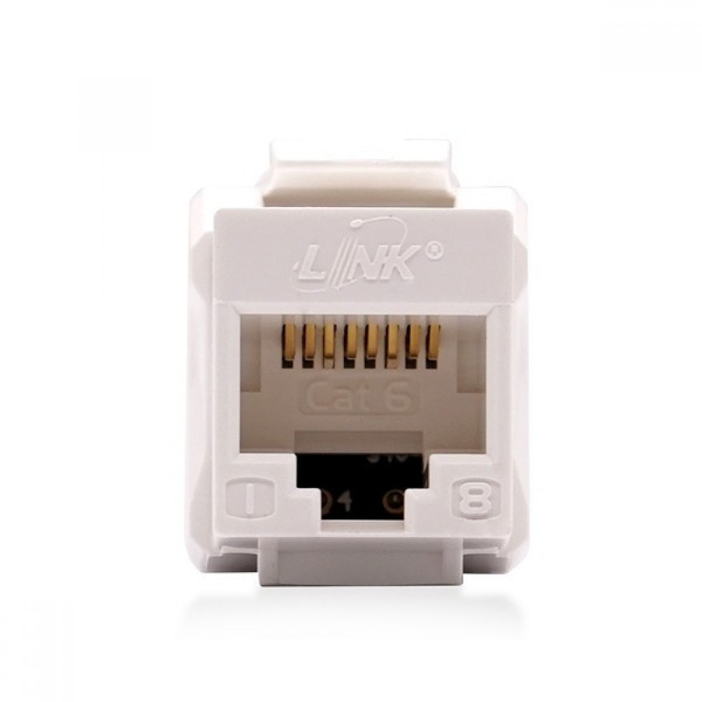 RJ45 LAN Connector Link Keystone CAT6 RJ45เมีย Modula Jack SLIM,ENHANCE ...