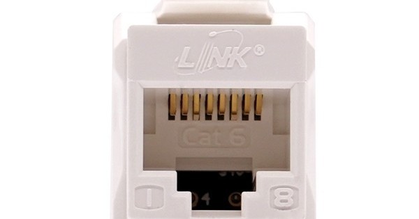 RJ45 LAN Connector Link Keystone CAT6 RJ45เมีย Modula Jack SLIM,ENHANCE ...