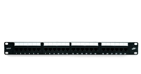 PATCH PANAL LINK US-3124 Cat6 Patch Panel 24 Port(1U)w/Management,Dust ...