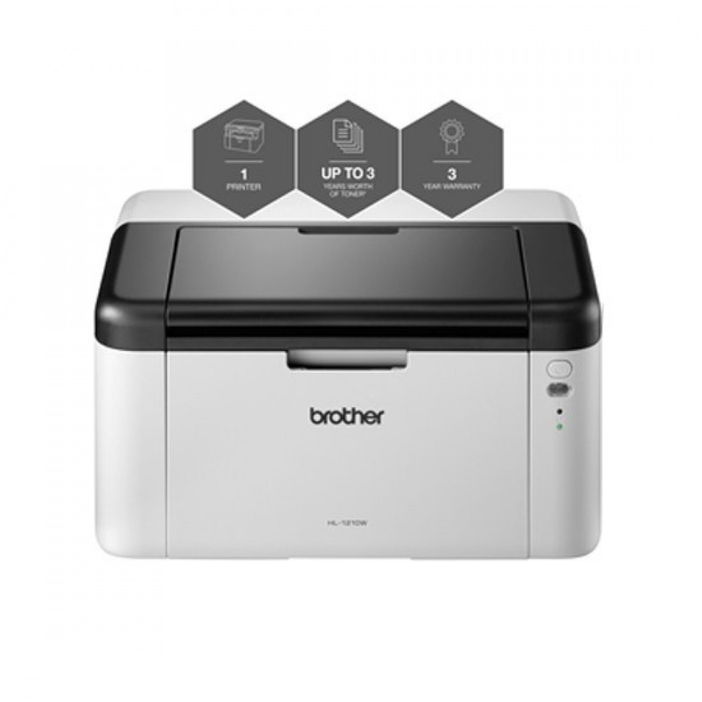 ปริ้นเตอร์ PRINTER Brother HL-1210W MonoLaser Wireless Printer สามารถ ...