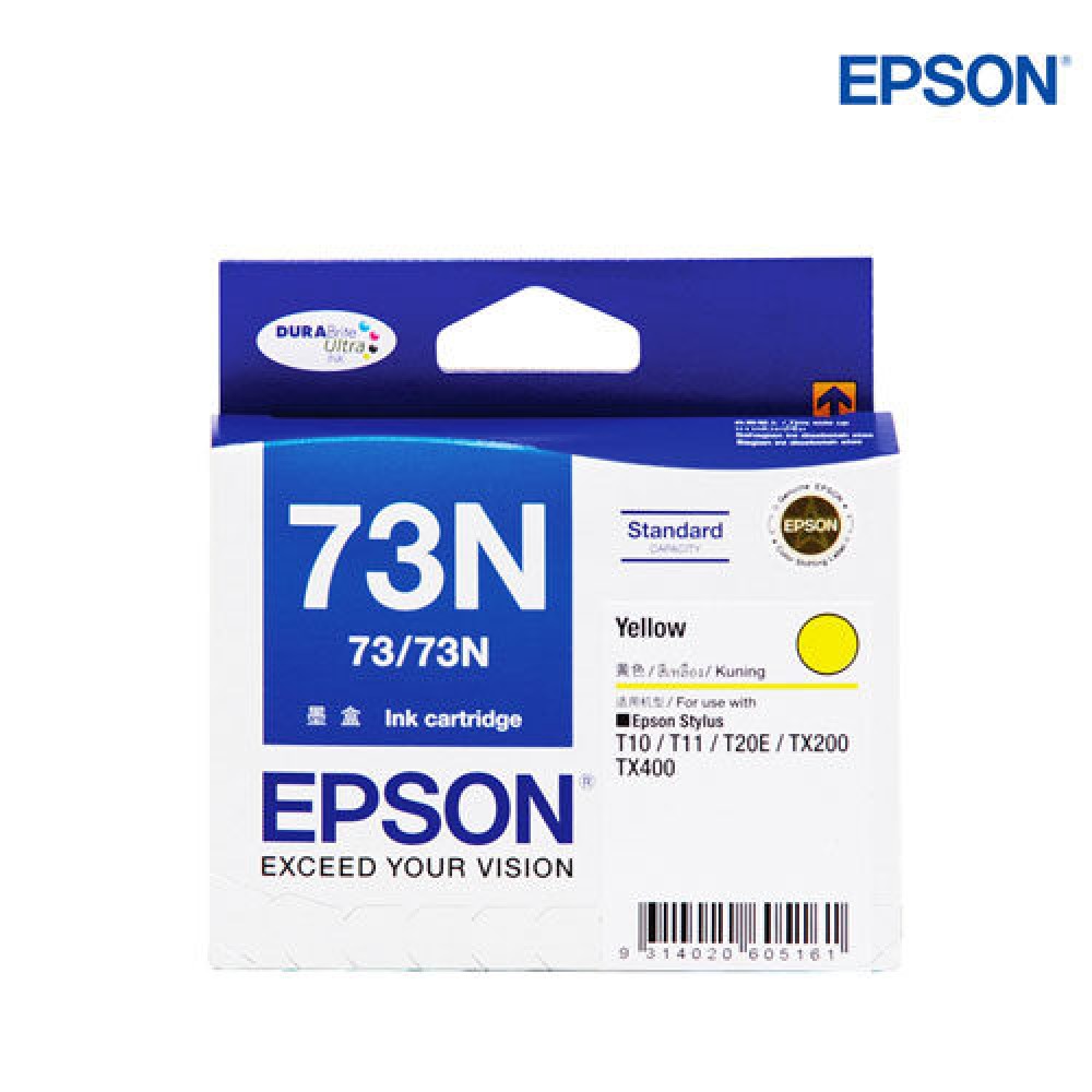 INK EPSON T073N Yellow (T105490) ink cartirdge - T10,T11,T20E,TX200,T30 ...