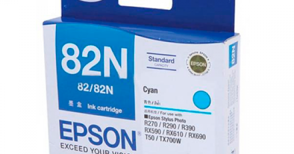 INK EPSON 82N C Cyan (T112290) ink cartridge - R270, R290, R390, RX590 ...