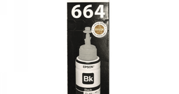 INK EPSON 664 Black 70ml (T664100) ink bottle L100/L110/L200/L210/L300 ...